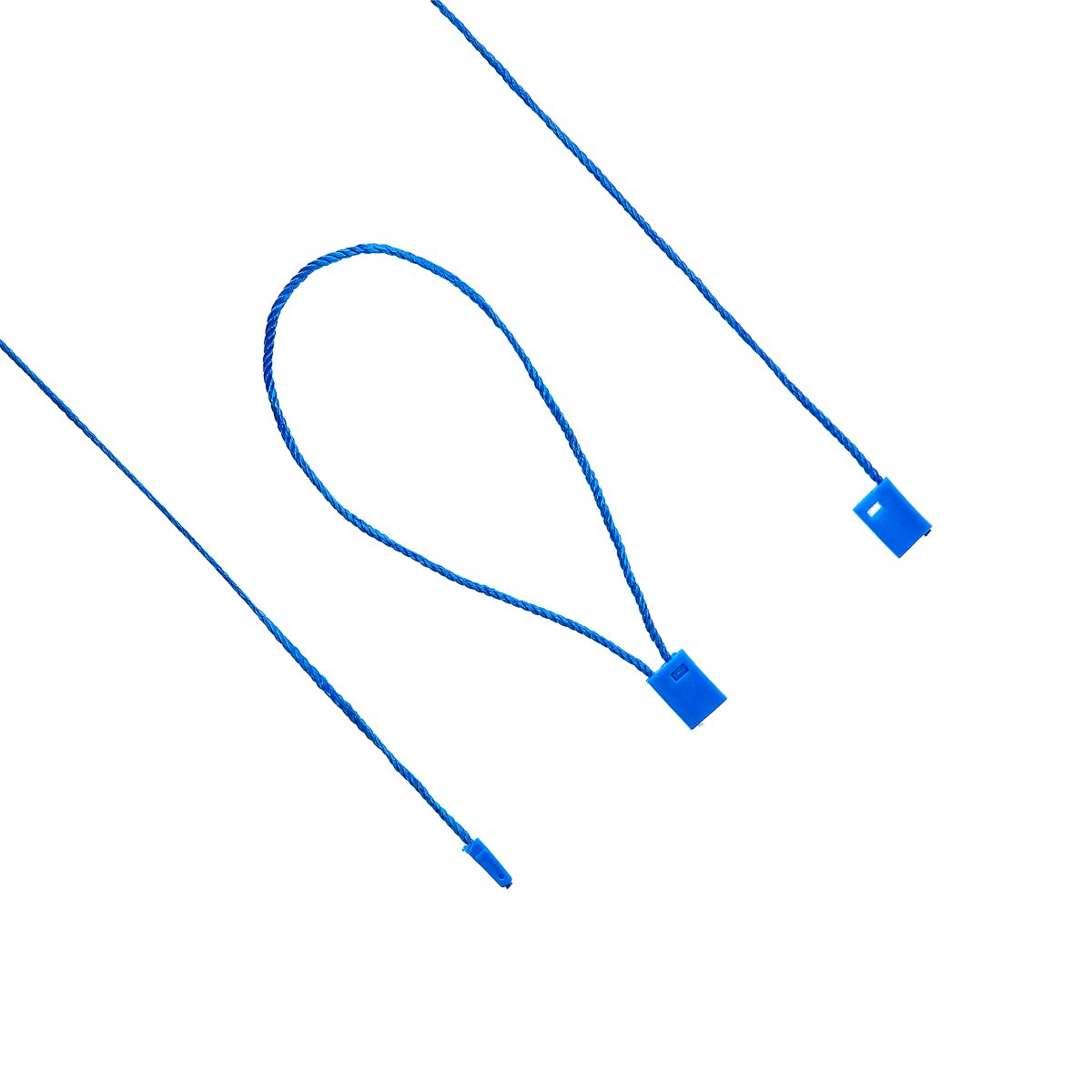 500 Lacres Autenticidade Tag 1 Ponta Azul Royal